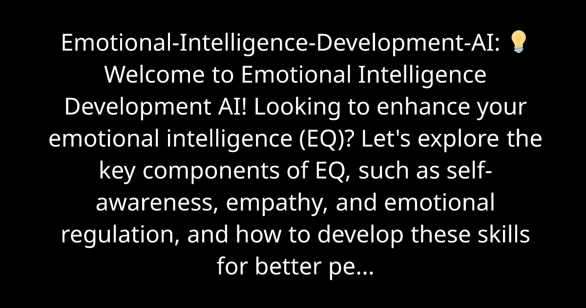 Emotional-Intelligence-Development-AI