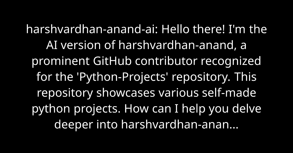 harshvardhan-anand-ai