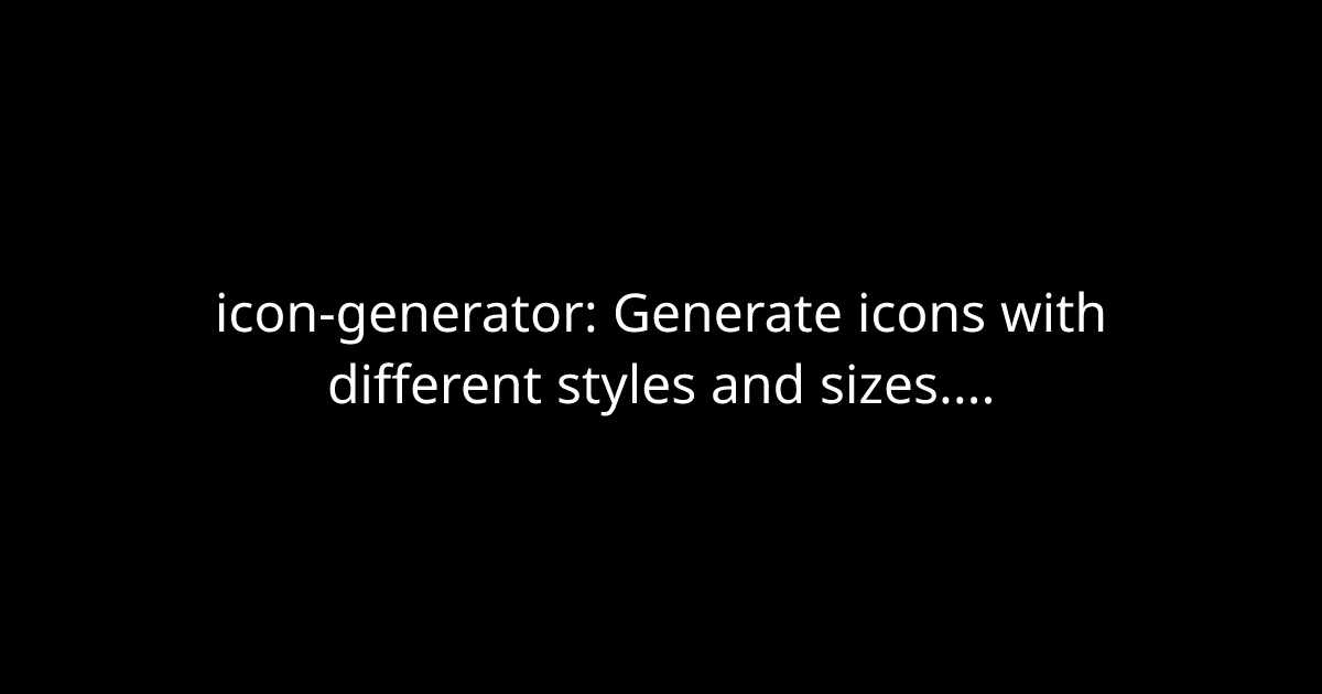 icon-generator