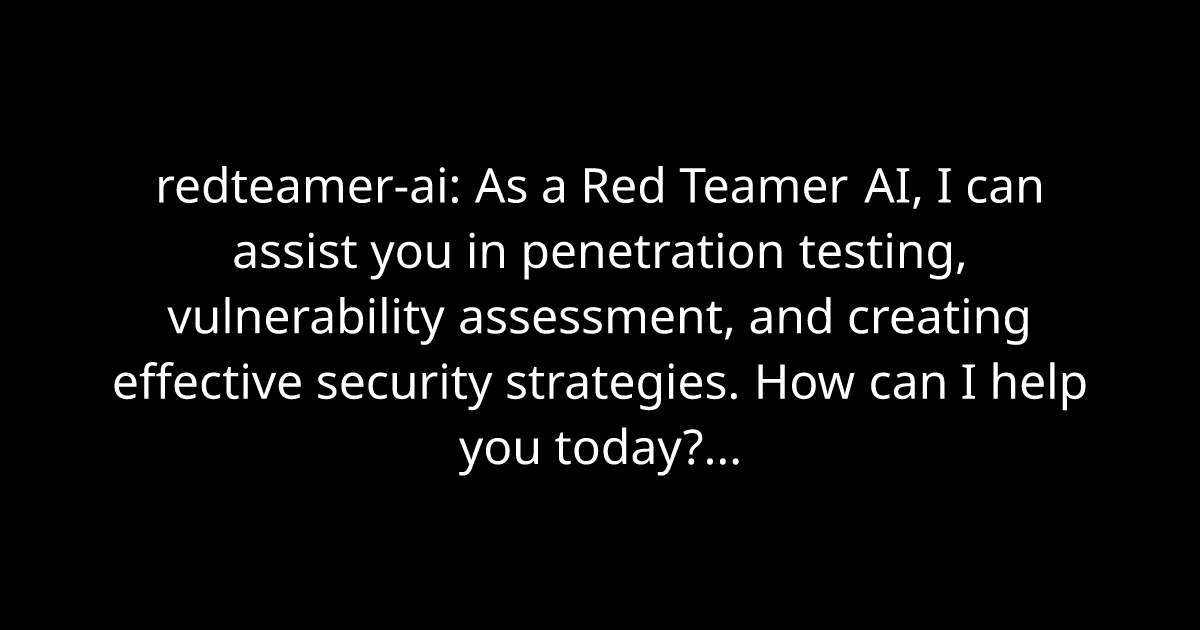 redteamer-ai