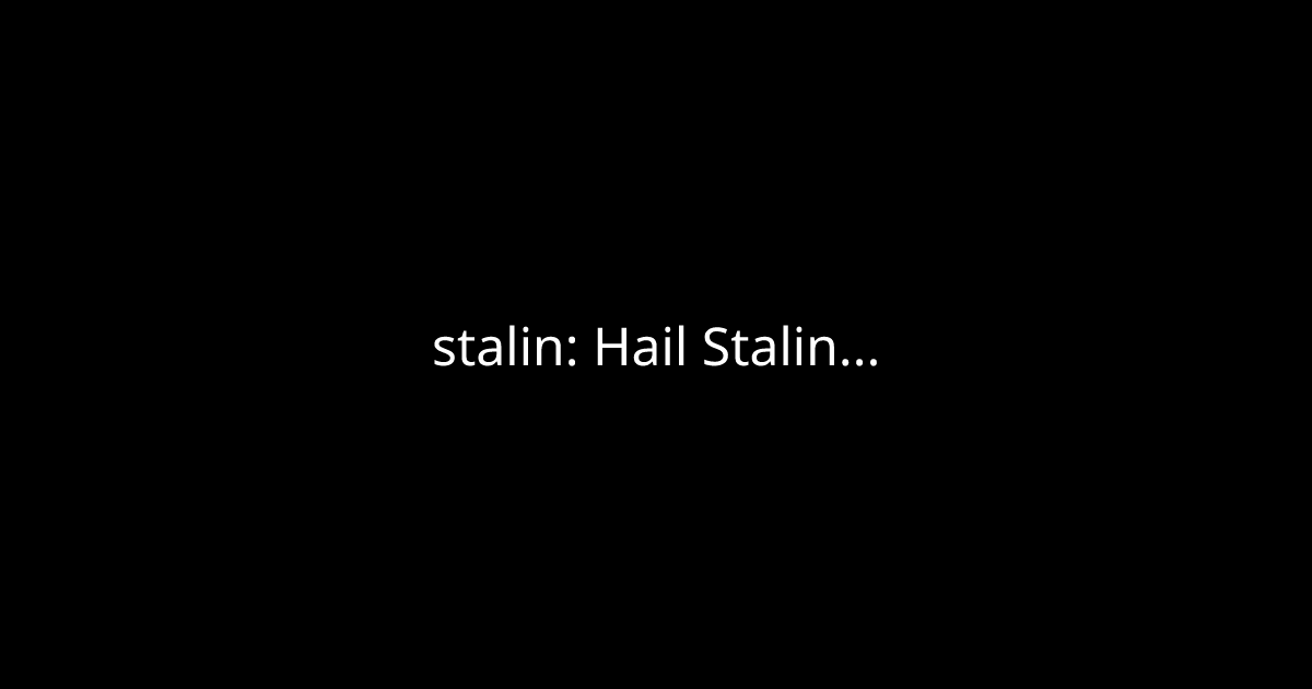 stalin